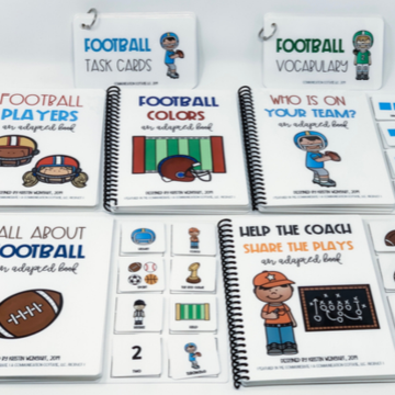 Football Speech and Language Theme – Communication Cottage LLC