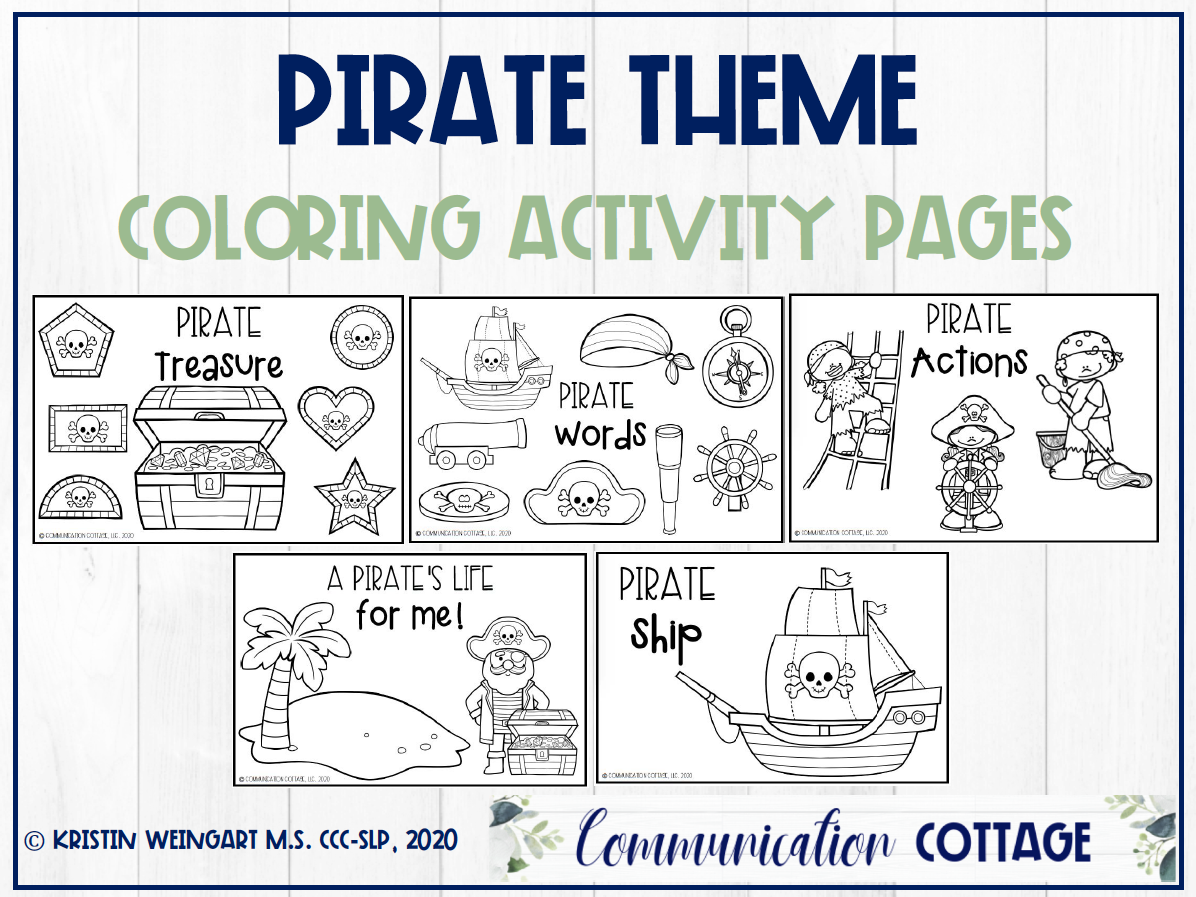 Pirate Coloring Pages And Activities