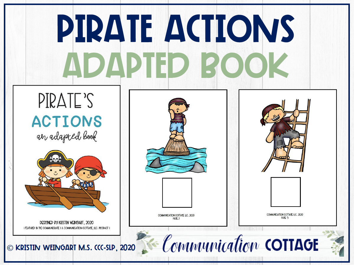 Pirate Actions: Adapted Book – Communication Cottage LLC