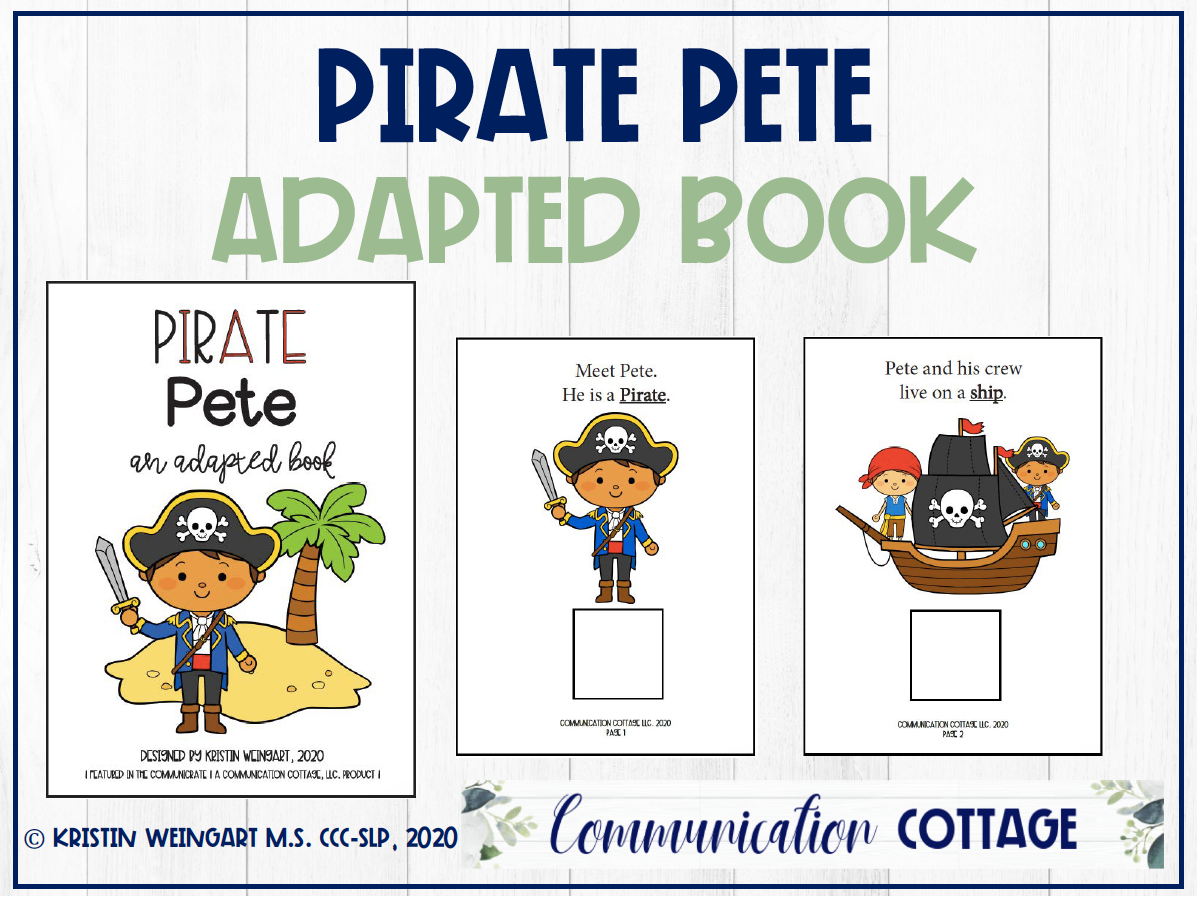 Pirate Pete: Adapted Book – Communication Cottage LLC