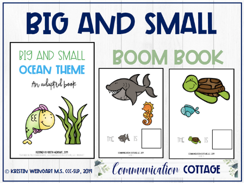 Big and Small Ocean Animals: Adapted Book – Communication Cottage LLC