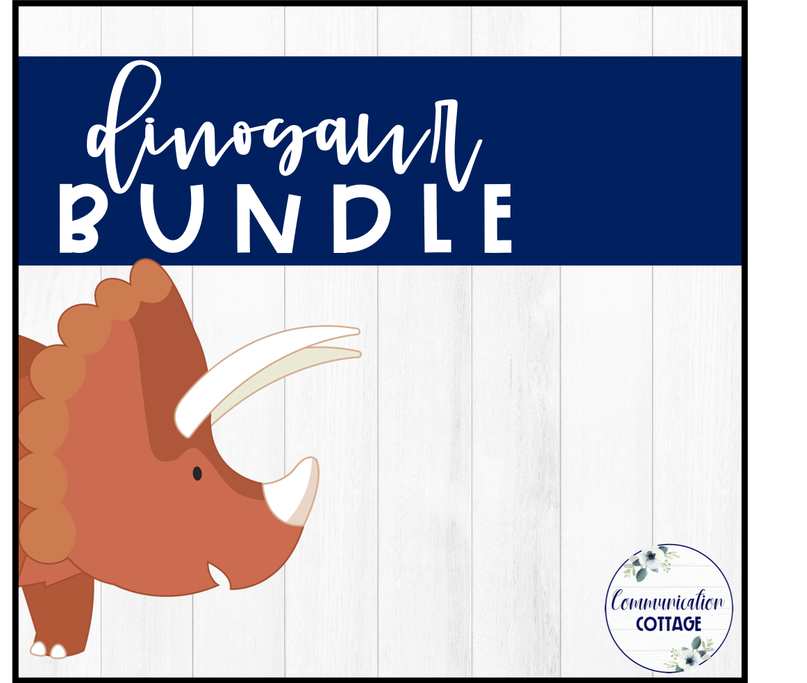 Dinosaur Theme Digital Bundle – Communication Cottage LLC