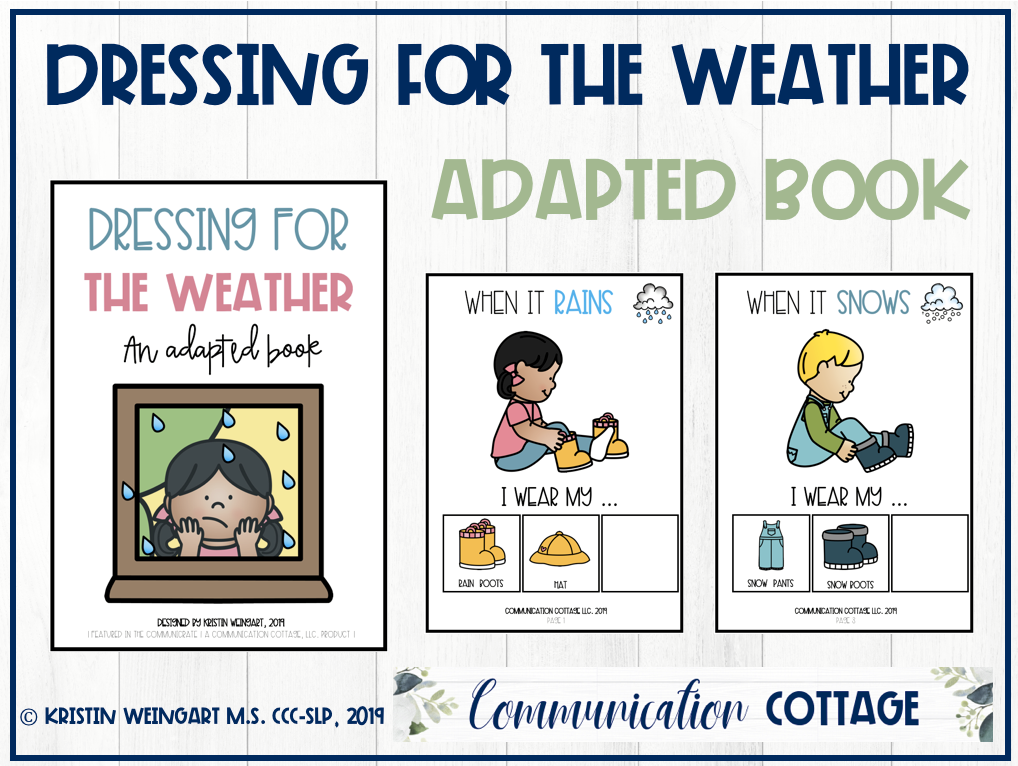 Dressing for the Weather: Adapted Book – Communication Cottage LLC