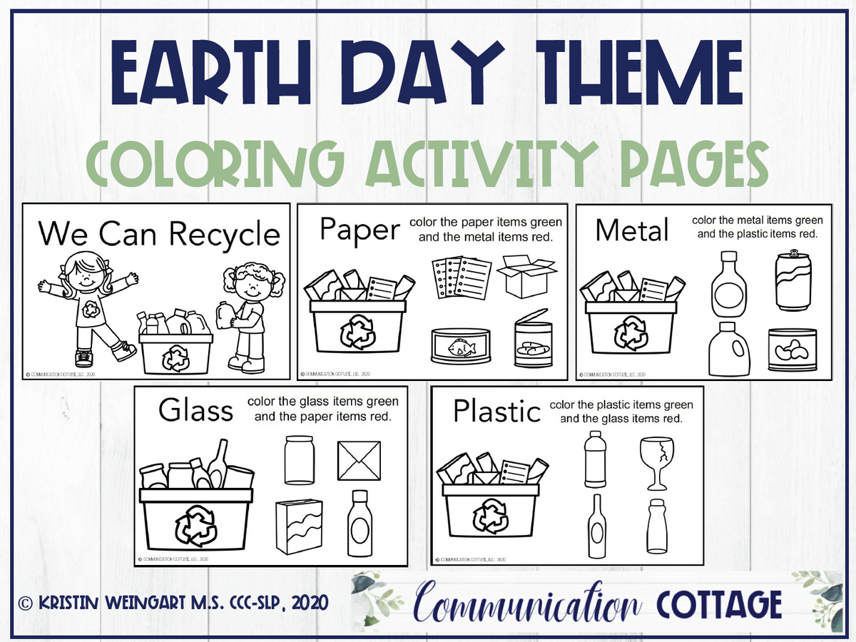 metal recycling coloring pages