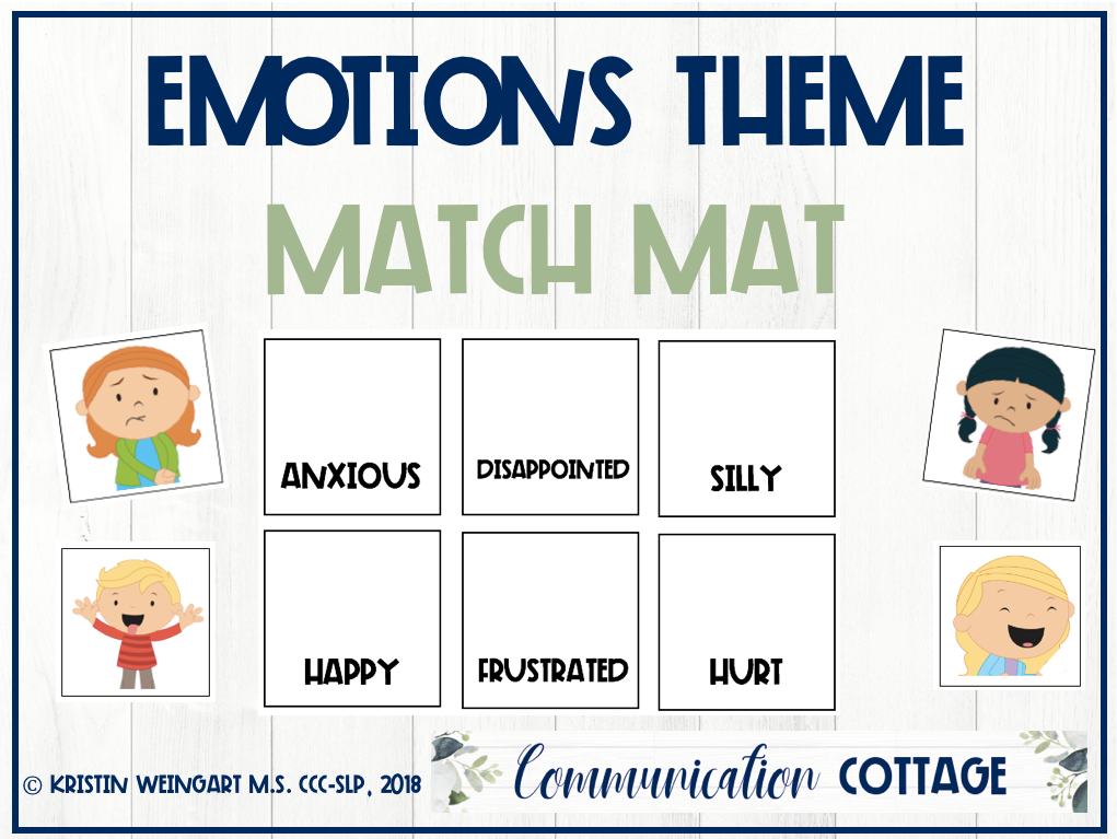Emotions Match Mat – Communication Cottage LLC