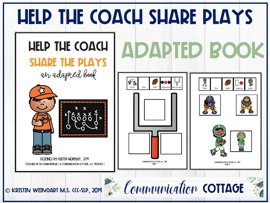 Help the Coach: Adapted Book – Communication Cottage LLC