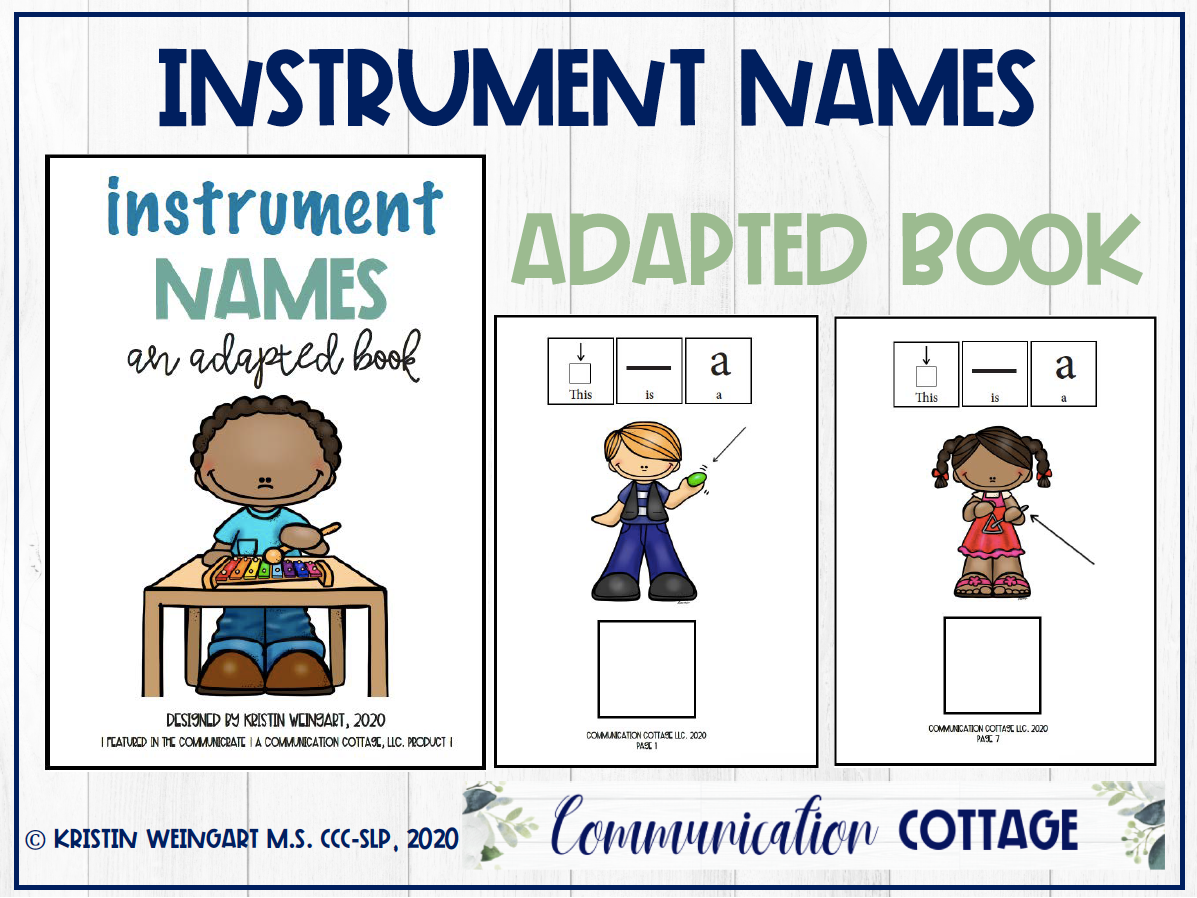 Instrument Names: Adapted Book – Communication Cottage LLC