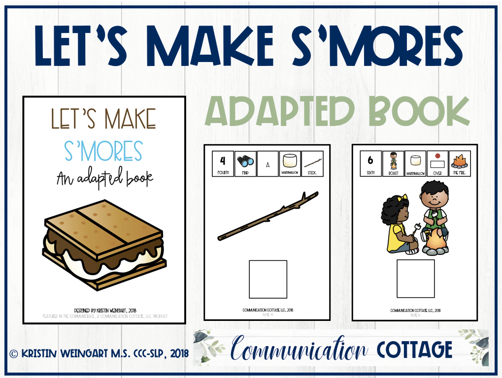 Let's Make S'mores: Adapted Book – Communication Cottage LLC