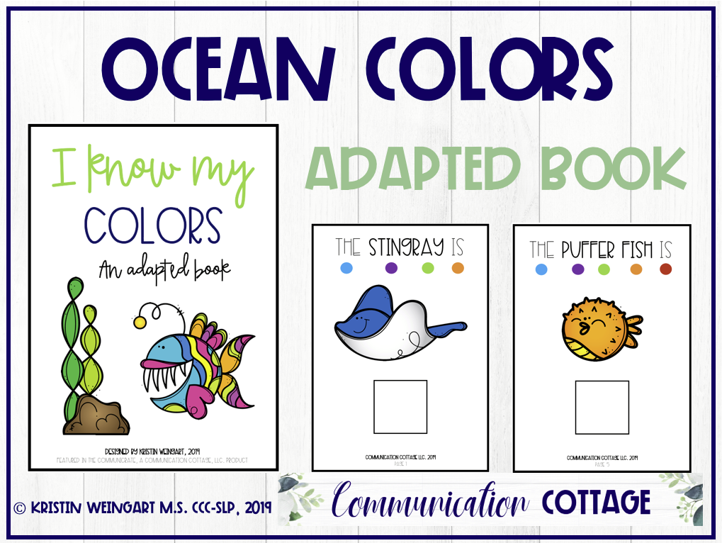 I Know My Colors: Adapted Book – Communication Cottage LLC