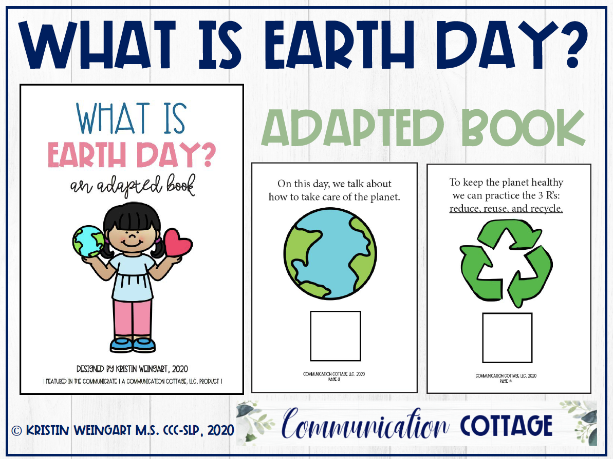 What Is Earth Day? Adapted Book – Communication Cottage LLC