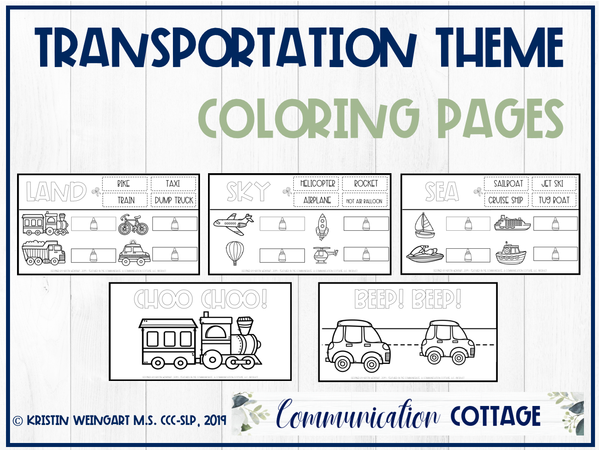 air transportation coloring pages preschool numbers