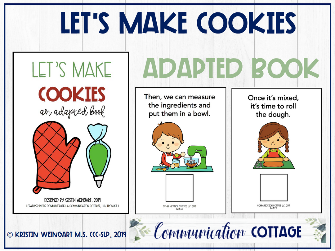 Let's Make Cookies: Adapted Book – Communication Cottage LLC