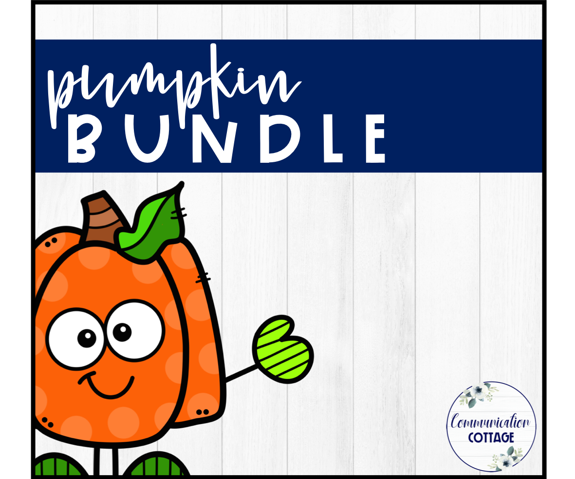 Pumpkin Theme Digital Bundle – Communication Cottage LLC